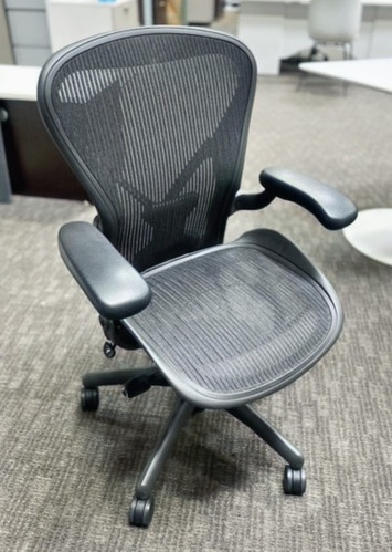 Herman Miller Aeron New Arms New Lumbar | Jamesville Furniture