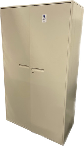 3x5.3 Beige Metal Storage | Jamesville Furniture