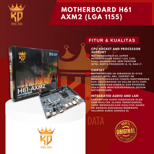 Motherboard H-61 Original Axper | ProffTech