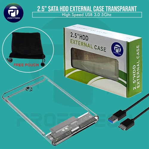 HDD Enclosure 2.5 SATA USB 3.0.Casing hardisk external. PROFFTECH ...