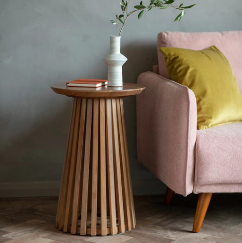Brookland Slatted Side Table | Showy
