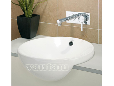 Caroma LEDA VASQUE Semi Recessed basin | VanTam