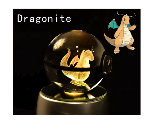 Dragonite Crystal Pokeball | JC HOBBY