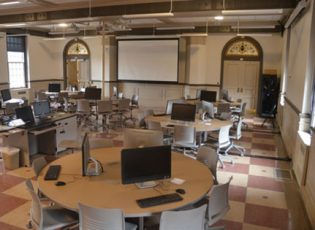 Slippery Rock University's SCALE-UP classroom