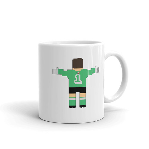 Goalie Pose Mug | Game In Pixels
