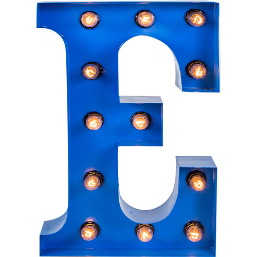 MARQUEE LETTER "E" | Blueprint Studios Event Rentals