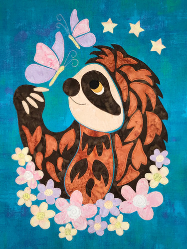 Sloth and the Butterflies Print + Stitch | Pattern Poole