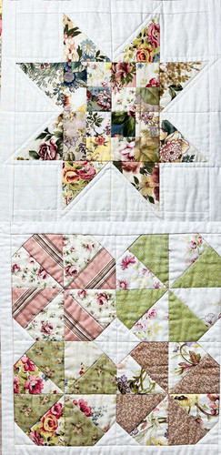 Block 4 and 12 of the Precious Pieces Quilt | Pattern Poole