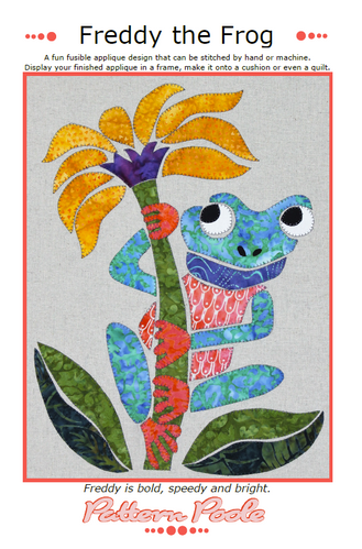 Freddy the Frog Print + Stitch | Pattern Poole