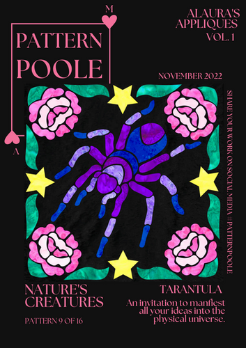 TARANTULA PDF Applique Pattern | Pattern Poole