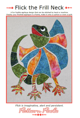 Flick Frill Neck Print + Stitch | Pattern Poole