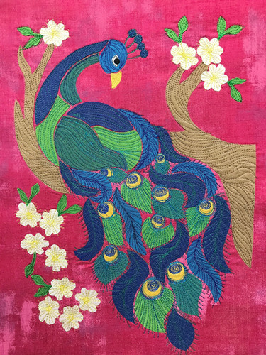 Paulie Peacock PDF Applique Pattern | Pattern Poole