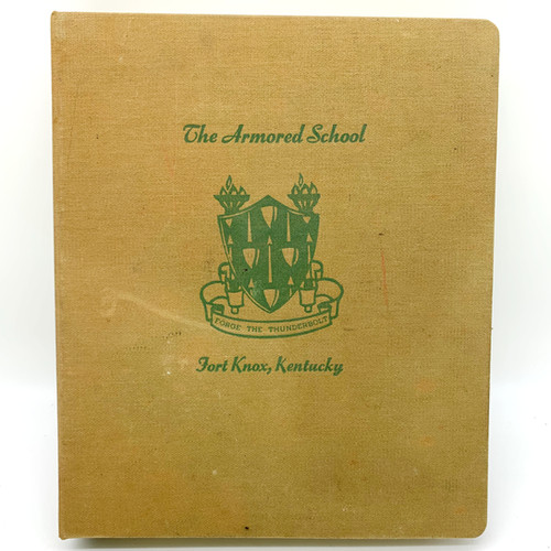 Fort Knox Armored School Binder and Manuals, Korean War | Foxhole Militaria