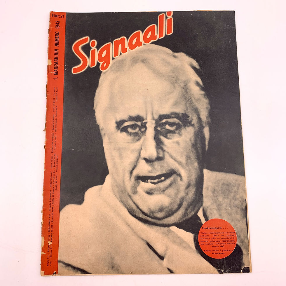 German "Signal" Magazine, #21 November 1943 Finnish Edition, WWII ...