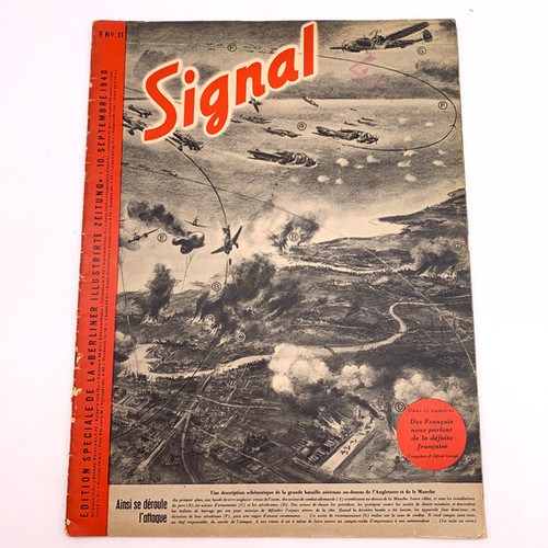 German "Signal" Magazine, #11 1940 French Edition, WWII | Foxhole Militaria