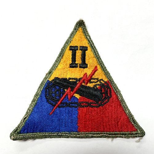 II Armored Corps Patch, WWII era | Foxhole Militaria