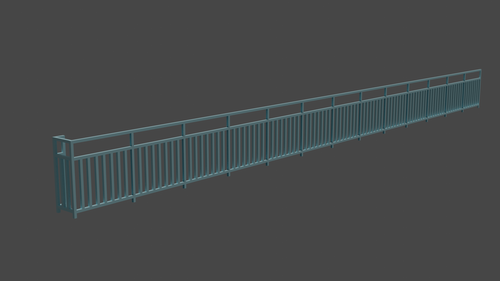 Fence rail | MDNdesigns