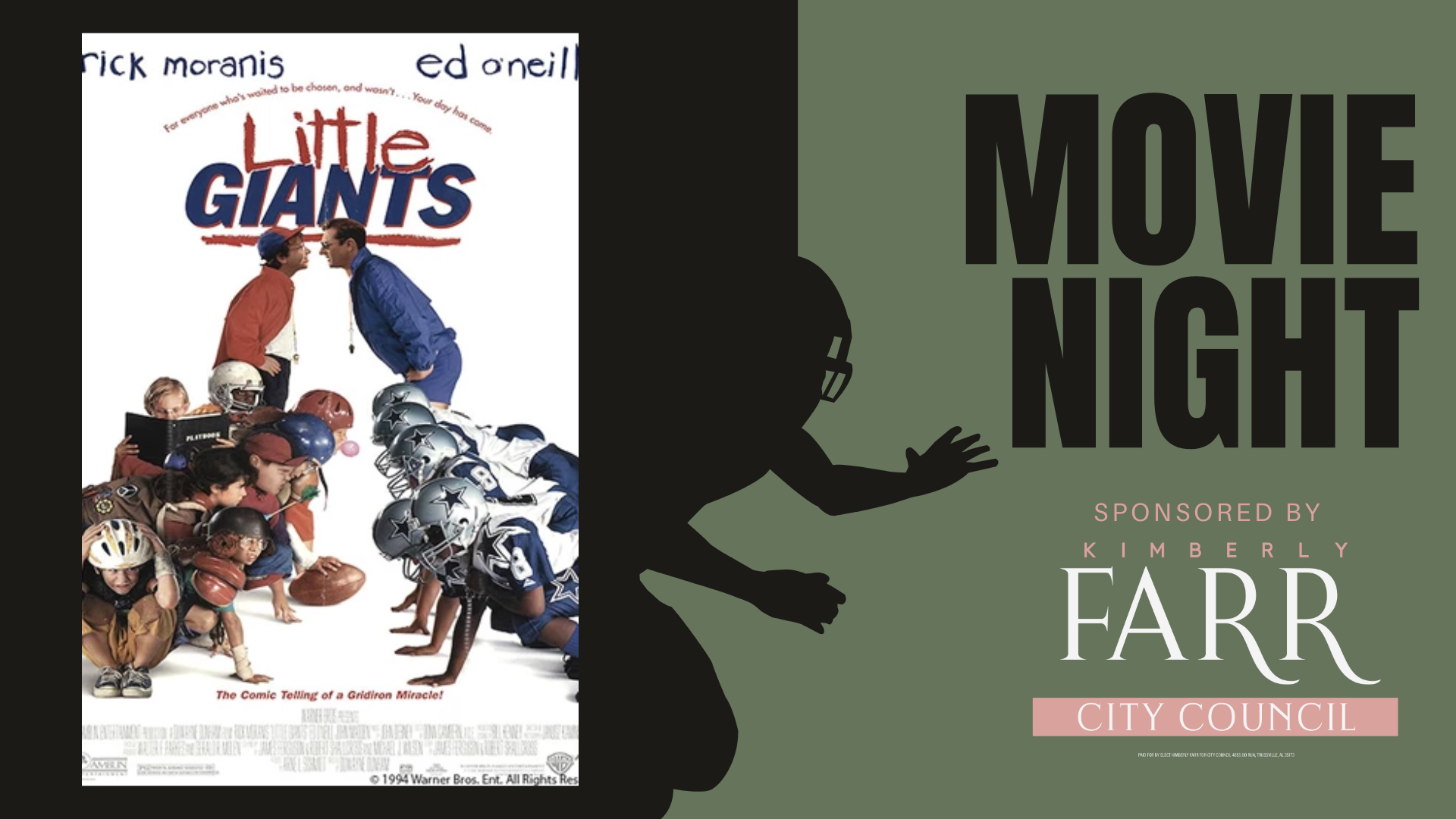 Little Giants Movie Night Sponsored by Kimberly Farr | Ferus Artisan Ales