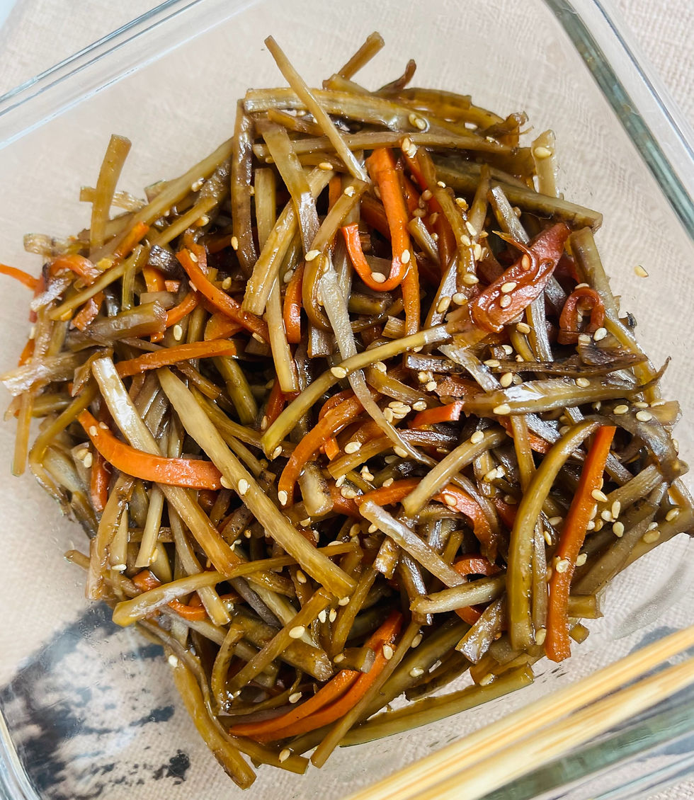 Kinpira Gobo (Burdock Root Stir-Fry)