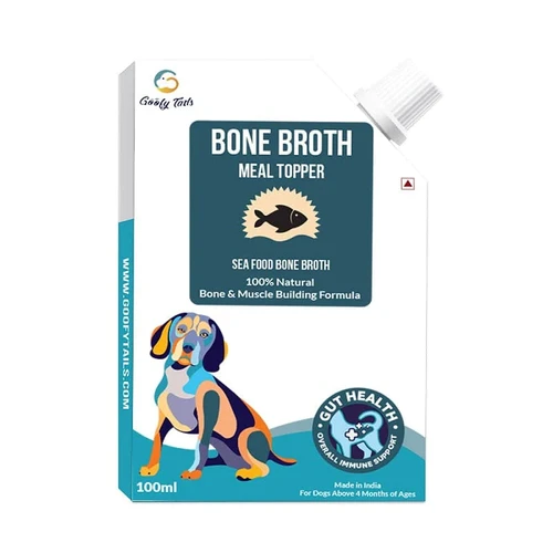 Goofy Tails Seafood Bone Broth - Dogs & Puppies - 100ml | Jaws N Paws