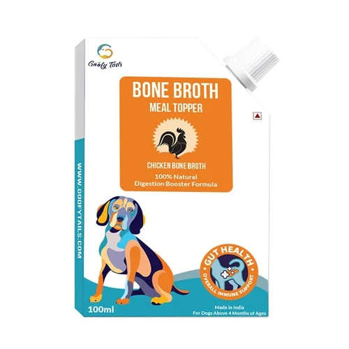 Goofy Tails Chicken Bone Broth - Dogs & Puppies - 100ml | Jaws N Paws