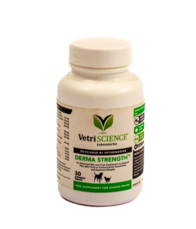Vetriscience Derma Strength (Skin Support) for Dogs - 30 Tablets | Jaws ...