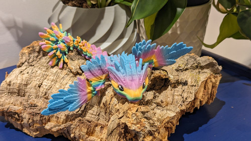 Winged Serpent Dragon - 3D Printed Articulated Dragon | Draigon Toys