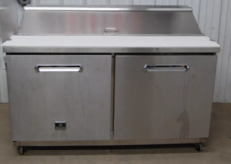 142-0030 Kelvinator 2 Door Self Contained Sandwich Prep Cooler | GES