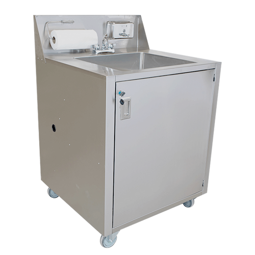 76-0018 Single Basin Self Contained Stainless Steel Sink | mainsite