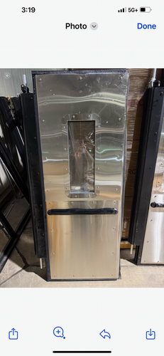 59-0037 Set of Senneca Holdings Cooler Swinging Doors | GES