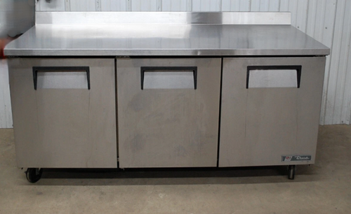 142-1057 True TWT-72 72 Inch Self Contained Three Door Worktop Cooler | GES