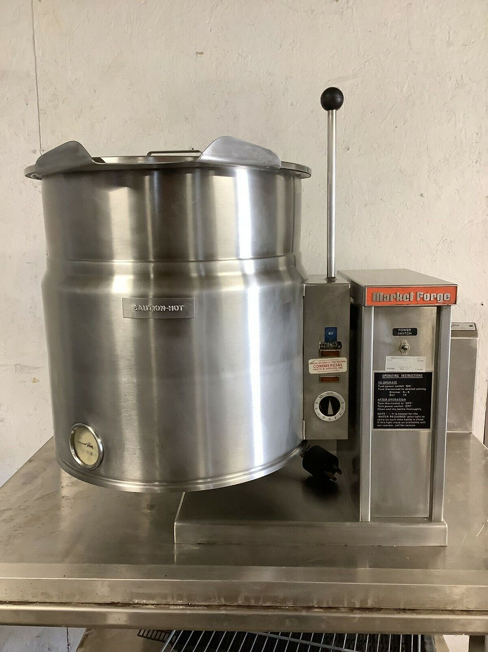 152-0429 Market Forge FT-10CE 10 Gallon Kettle | GES