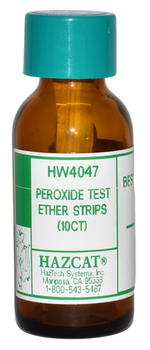HW4047 - Peroxide Test Strips - 25 Strip Pack | Hazcat