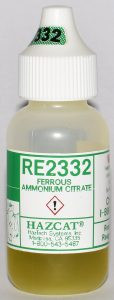 RE2332 - Ferrous Ammonium Citrate | Hazcat