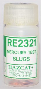 RE2321 - Mercury Test Slugs | Hazcat