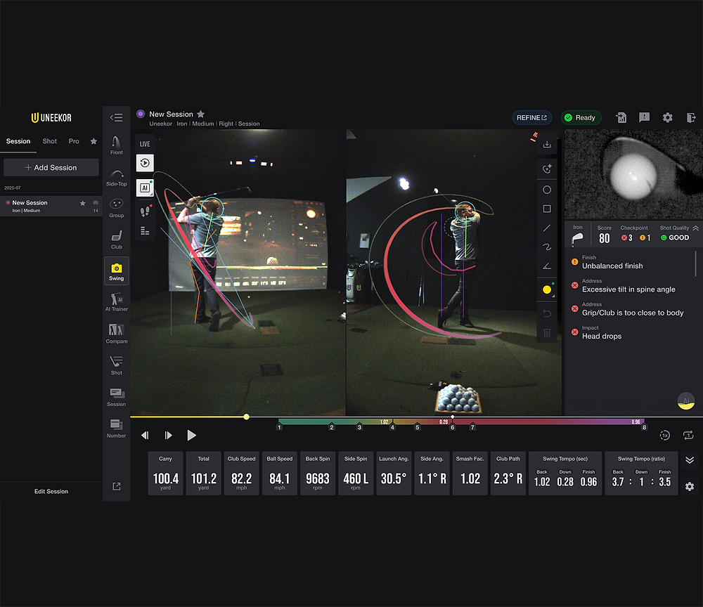 Uneekor AI Trainer Explained | Golfsim Australia