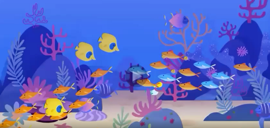 10 Little Fishies Swimming in the Sea 🐠🐟🐡