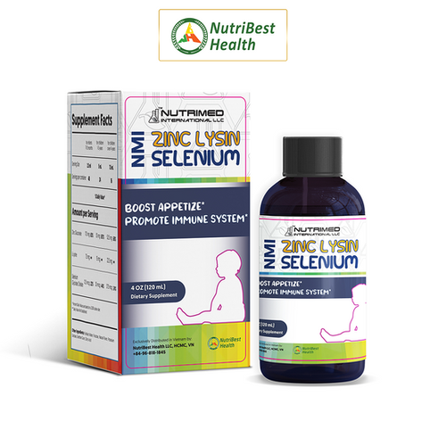 NMI - ZINC LYSIN & SELENIUM - Syrup uống hỗ trợ trẻ ăn ngon, tăng đề ...