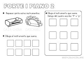 Fichas Forte y Piano 📝 🔊