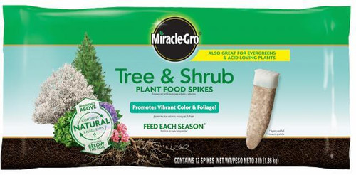 Miracle Gro Tree & Shrub Plant Food Spike | website