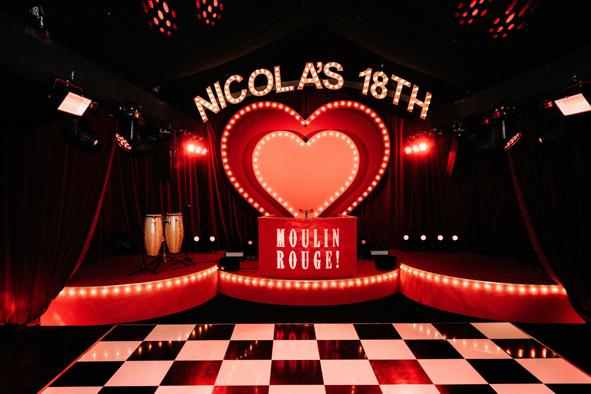 Case Study : Moulin Rouge Themed 18th Birthday Party