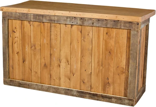 6ft Rustic Bar | Nick's Rental