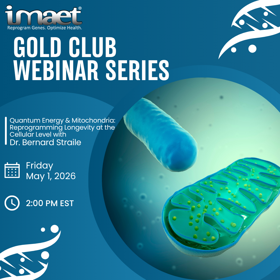 Gold Club Webinar Series - Quantum Energy & Mitochondria: Reprogramming ...