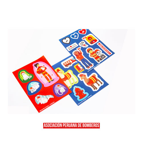 Stickers APB | bomberos asociación