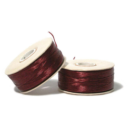 NYMO BEADING THREAD, Burgundy | beads