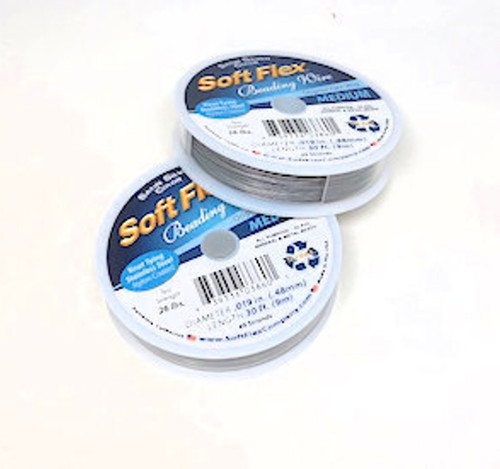 Soft Flex, Original Satin Silver, .019 Diameter (Medium weight) (30 ft ...