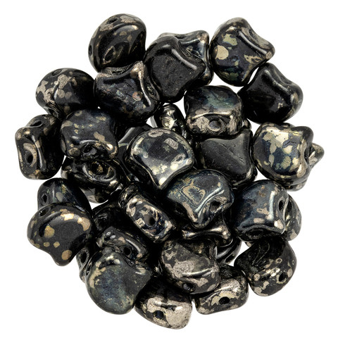 GK-200 Ginkgo Leaf Jet - Rembrandt | beads
