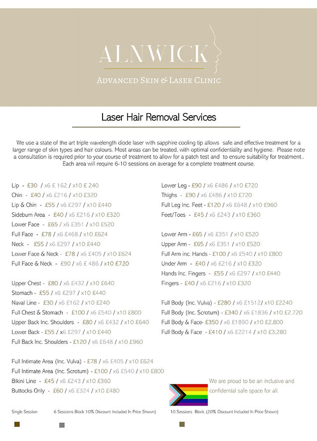 Laser Hair Removal | Alnwick Skin & Laser