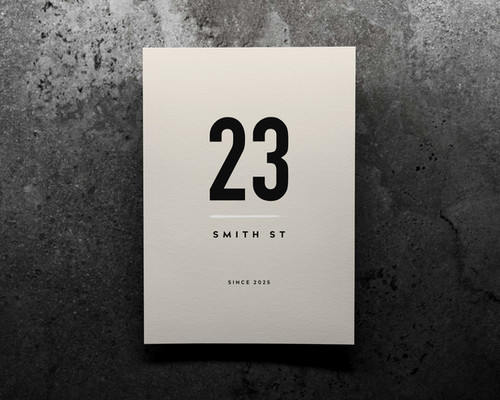 Custom House Address | Art Print