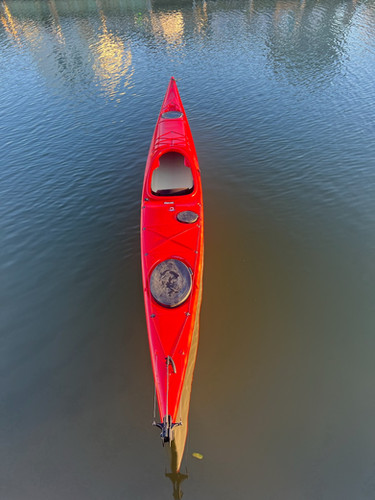 17'5" Zegul REVAL HV Sea Touring Kayak A-Core 100% Honeycomb Fiberglass ...